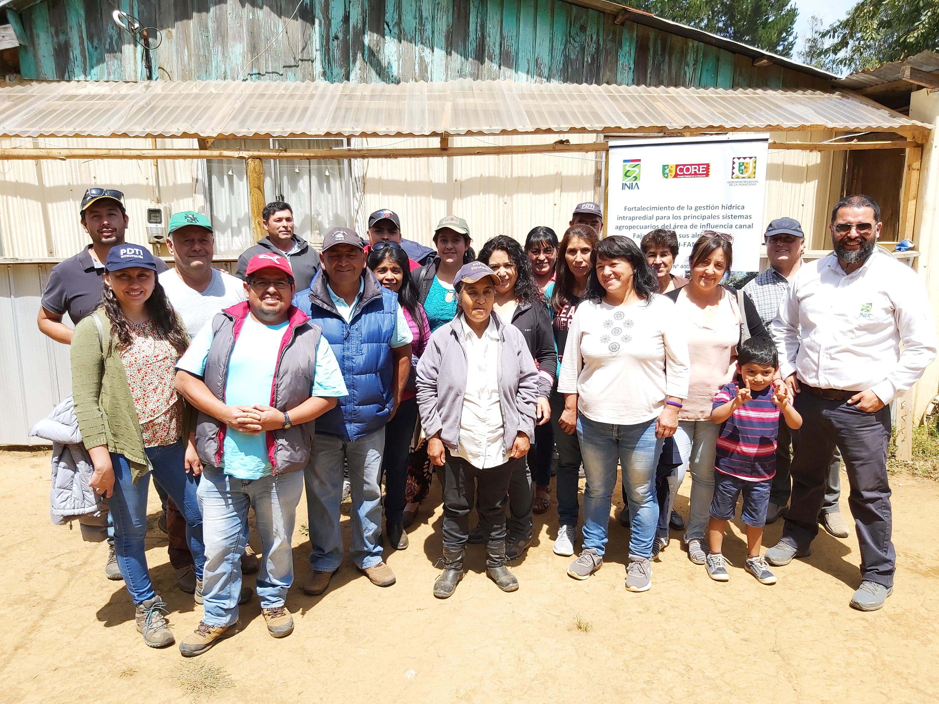 Agricultores de Pitrufquén se capacitaron en técnicas de riego por goteo
